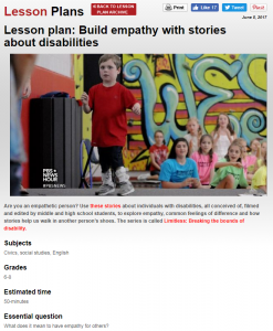 Build Empathy with Stories About Disabilities – Lesson Plans – Center ...