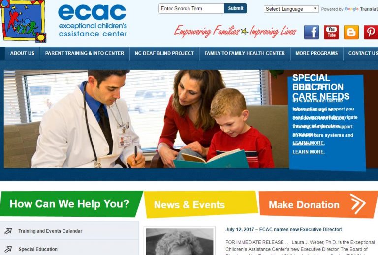 Exceptional Children’s Assistance Center – Center for Education Equity